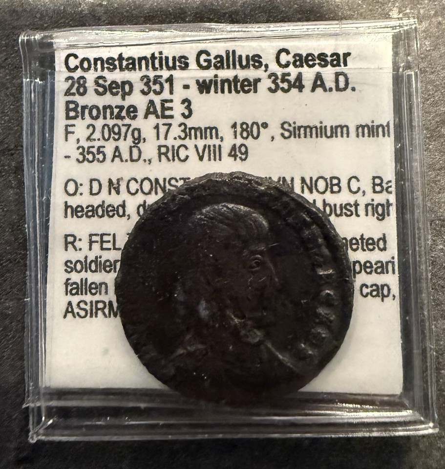 Ancient Roman coin Constantius Gallus (AD 351-354) (#204) Bronze ...