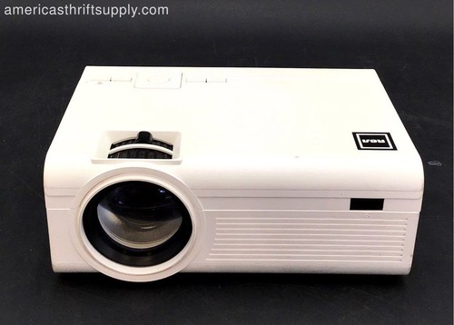 RCA RPJ136 White HDMI USB VGA Built-In Speaker Portable Home Theater ...