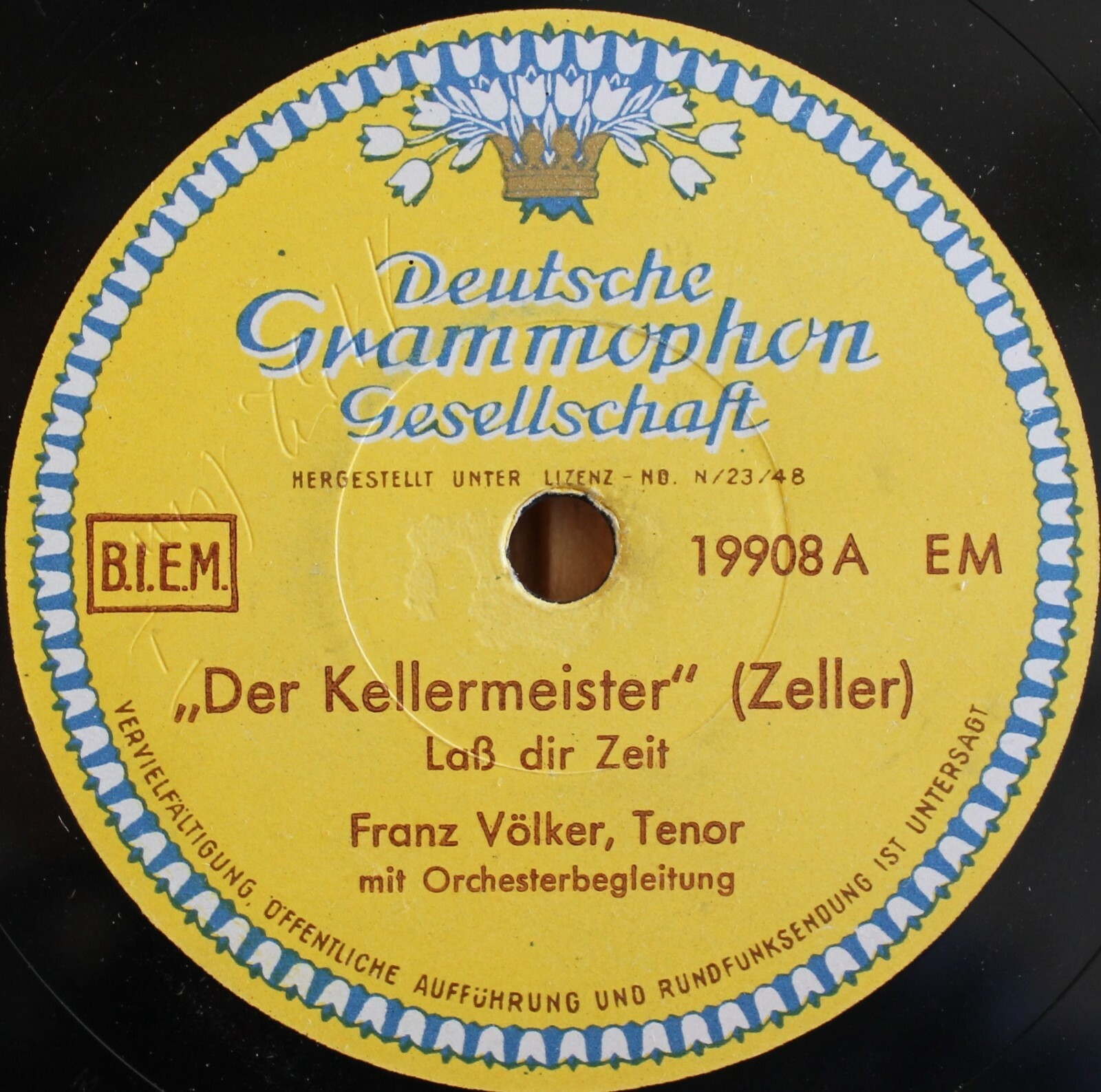 Völker. Zeller (Der Kellermeister)+Vogelhändler. DGG 19908. NM(-) | eBay