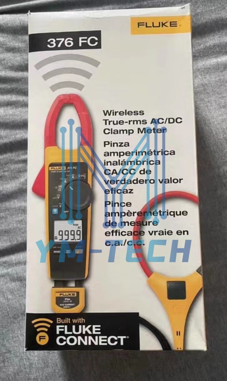 Fluke 376 FC Wireless True RMS 1000A AC/DC Clamp Meter i2500-18 iFlex ...
