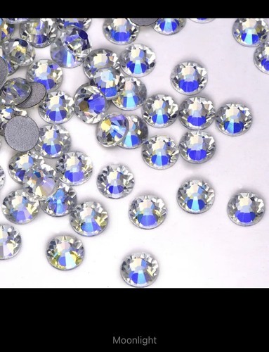 30 x Moonlight SS 10 Glass Crystal Strass Rhinestones. non hotfix ...