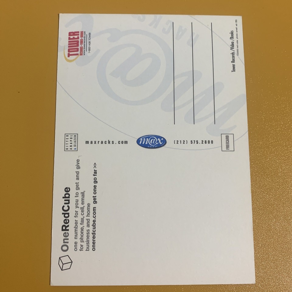 One Red Cube VINTAGE Advertising Postcard | eBay