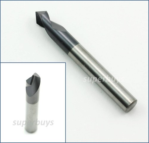 6mm 90 Degree Tungsten Carbide Chamfer End Mill Cutter Router Bit Tool ...