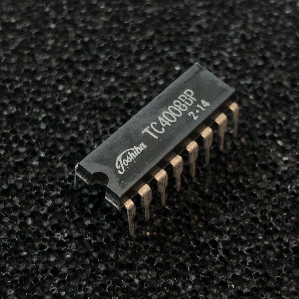 TC4008BP 4-bit Full Adder with Parallel Carry Out, CD4008, PDIP-16 ...