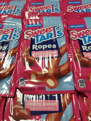 12 Pack Sweet Tarts Soft & Chewy Ropes Cherry Punch 5oz Candy BULK | eBay