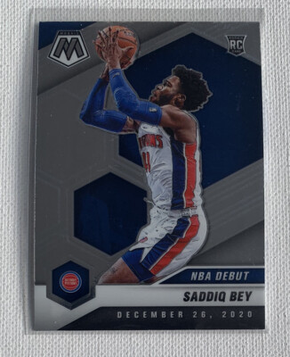 2020 PANINI MOSAIC #276 SADIQ BEY NBA DEBUT DETROIT PISTONS | eBay