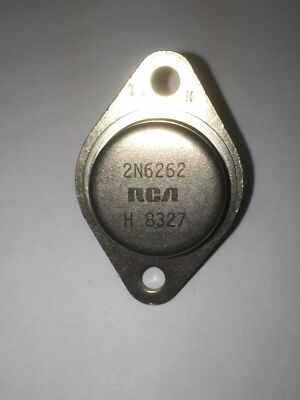 2N6262 RCA POWER TRANSISTOR TO-3 | eBay UK