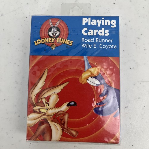 1997 Looney Tunes Road Runner and Wile E. Coyote Playing Cards Sealed ...