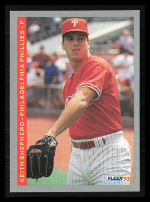 Keith Shepherd 1993 Fleer #109 Philadelphia Phillies Rookie | eBay