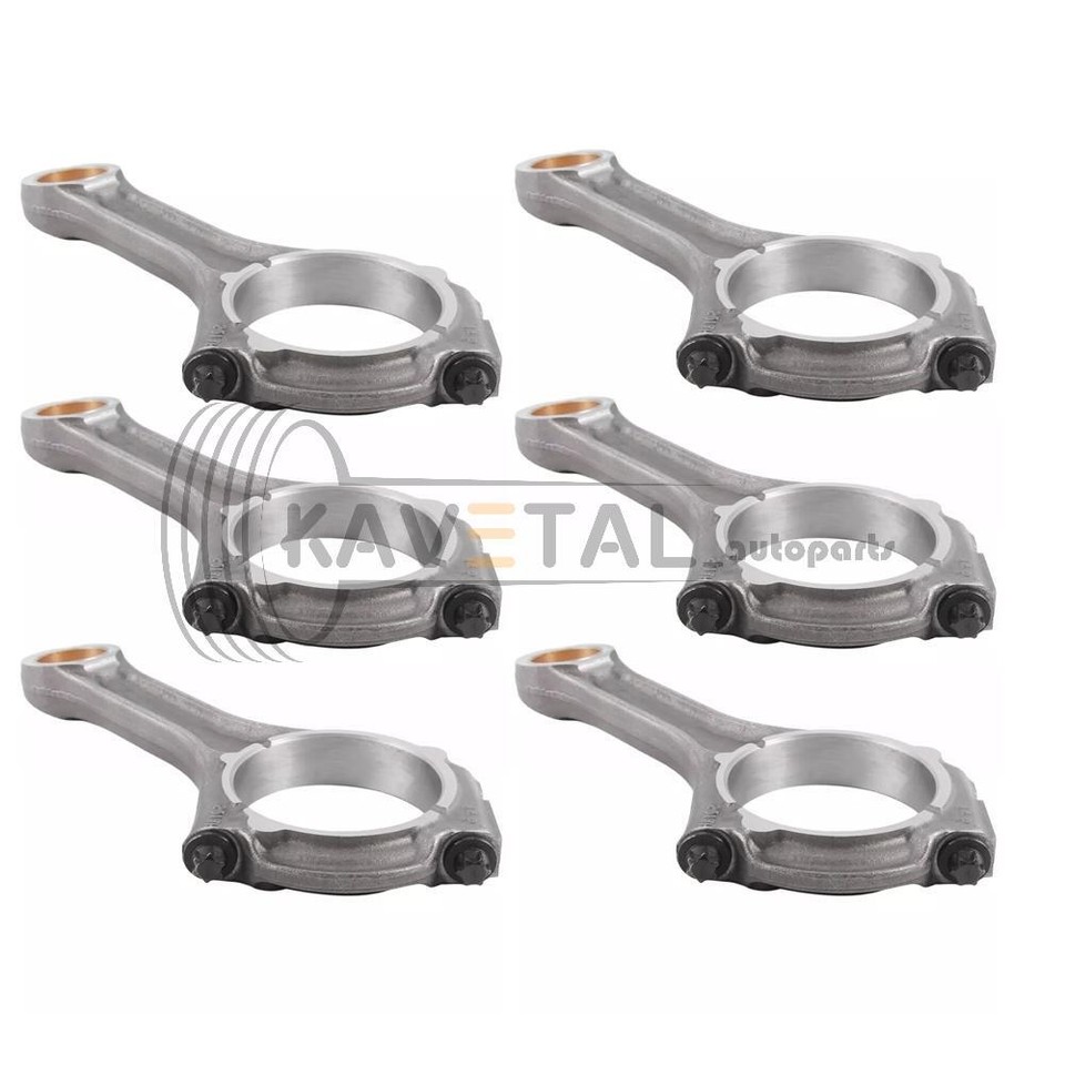 Con Rods + Pistons & Rings Kit for Jeep Grand Cherokee EXF RAM 1500 3 ...
