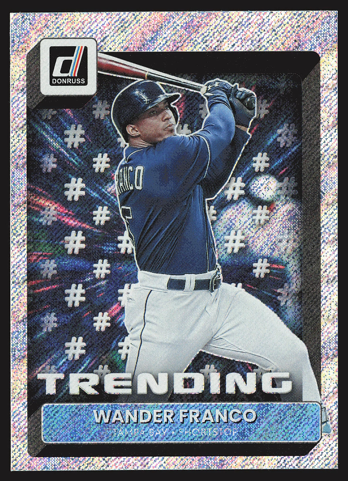 2022 Donruss #T-7 Wander Franco Trending Rapture | eBay