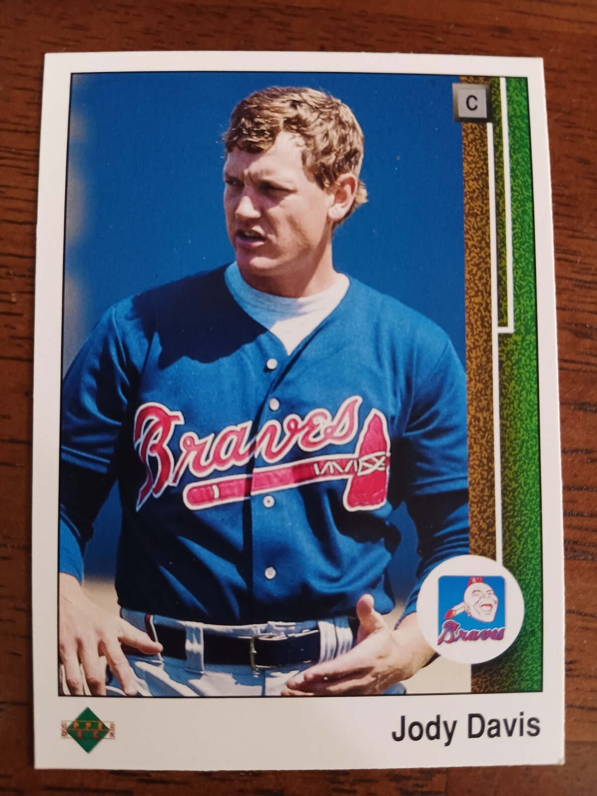 JODY DAVIS BRAVES 1989 UPPER DECK CARD #795 | eBay