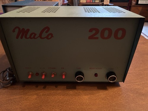 Vintage Maco 200 Tube Linear Base Amplifier | eBay
