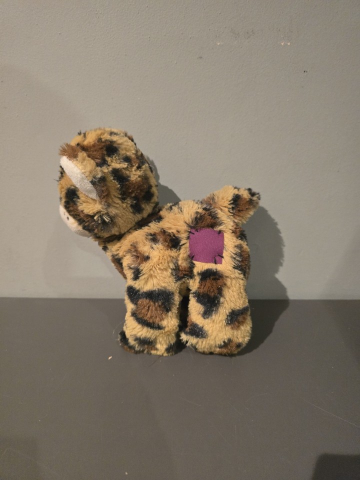 Leopard Print Plush Teddy Soft Toy With Patches | eBay UK