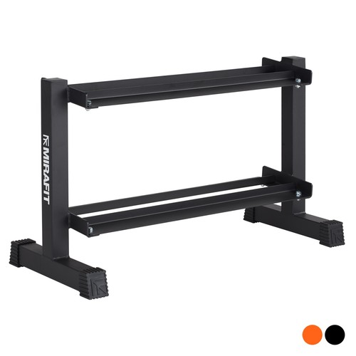 Mirafit 2 Tier 250kg Dumbbell Gym Hand Weight Storage Dumbell Rack ...