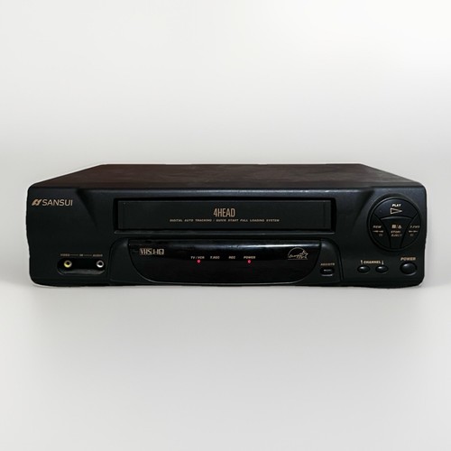 Sansui 4-Head VCR HQ VHS VCR4510D Recorder Player (Tested) No Remote ...