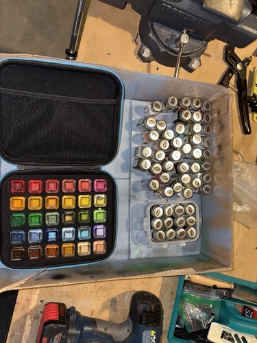 Testors Enamel Model Paint Set 80 Bottles, Assorted Wide Range Of ...