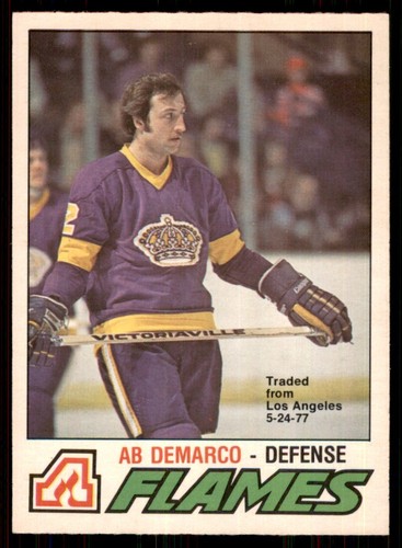 1977-78 O-Pee-Chee Ab DeMarco Jr. Atlanta Flames #283 | eBay