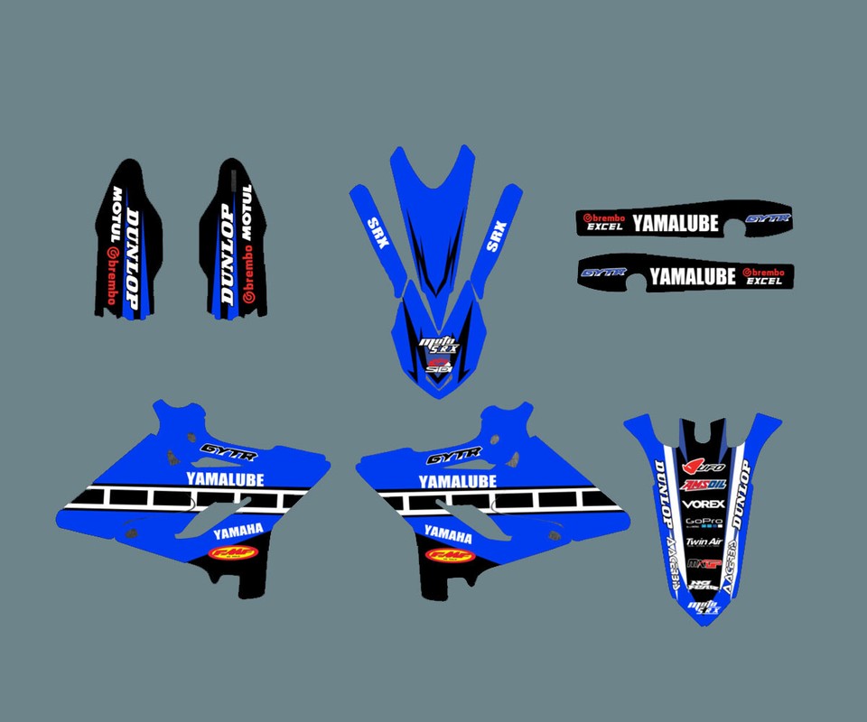 Graphics Kit Deco Decal Sticker For YAMAHA YZ125 2015-2019 YZ250 2015 ...