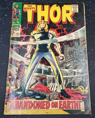 The Mighty Thor #145 Marvel 1967 Raw Comic | eBay