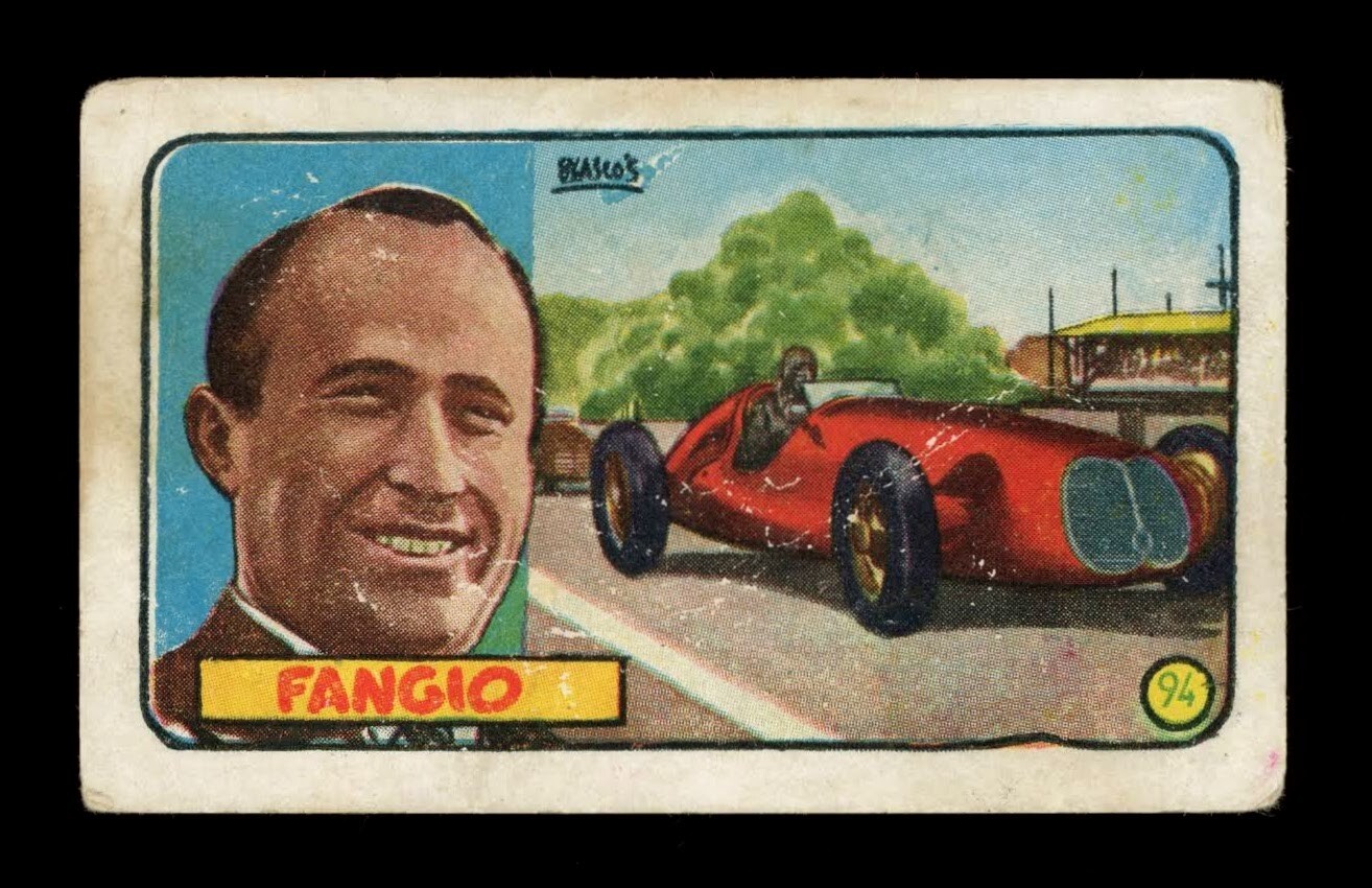 1951 JUAN MANUEL FANGIO HEROES MUNDIALES #94 FORMULA 1 ROOKIE ERA GOAT ...