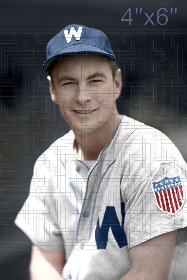 Mark Christman - 1947 Washington Senators - choose a style - colorized ...