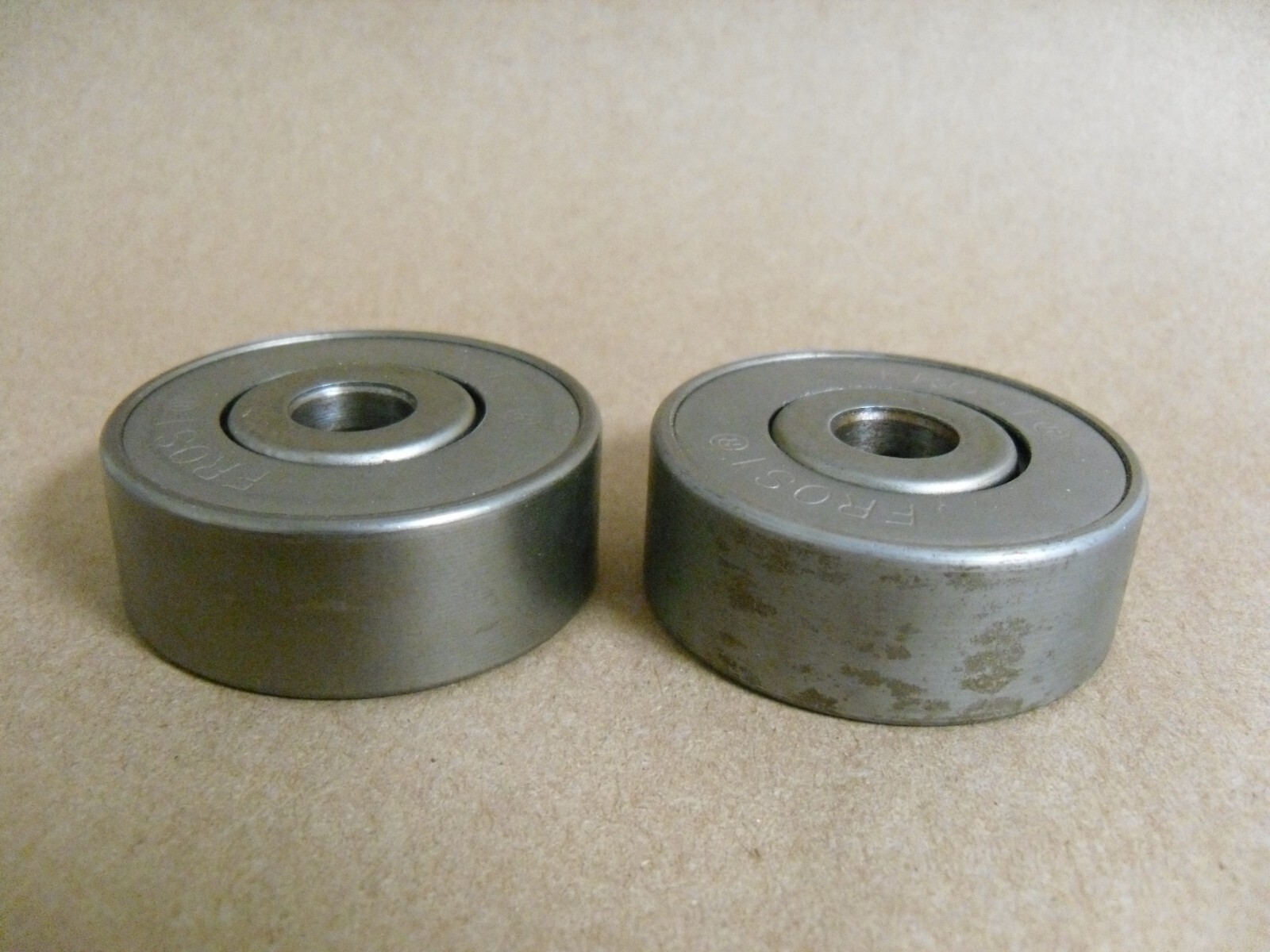 (Qty 2) FROST CONVEYOR BEARING .512"X2.125"X.775" FLAT FACED WHEEL | eBay