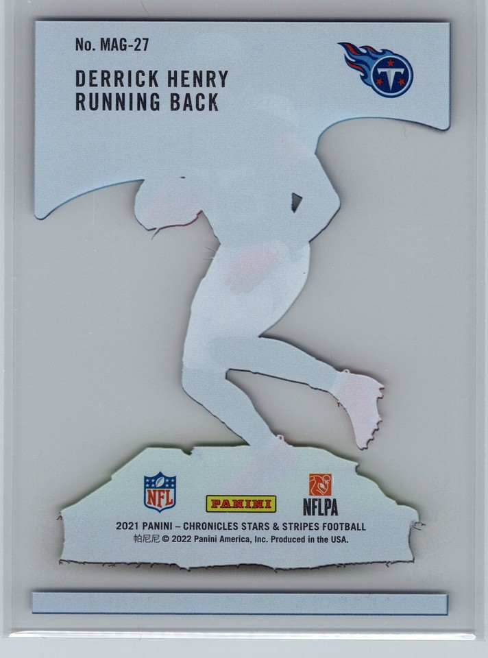 2021 Panini Chronicles Magnitude #MAG-27 Derrick Henry Tennessee Titans ...