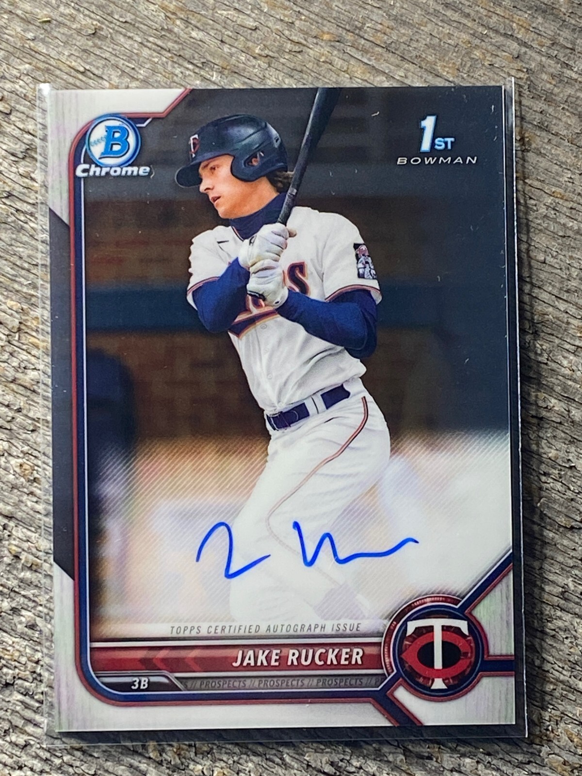 2022 Bowman Chrome Jake Rucker AUTO AUTOGRAPH 1st RC #CPA-JRK Twins | eBay