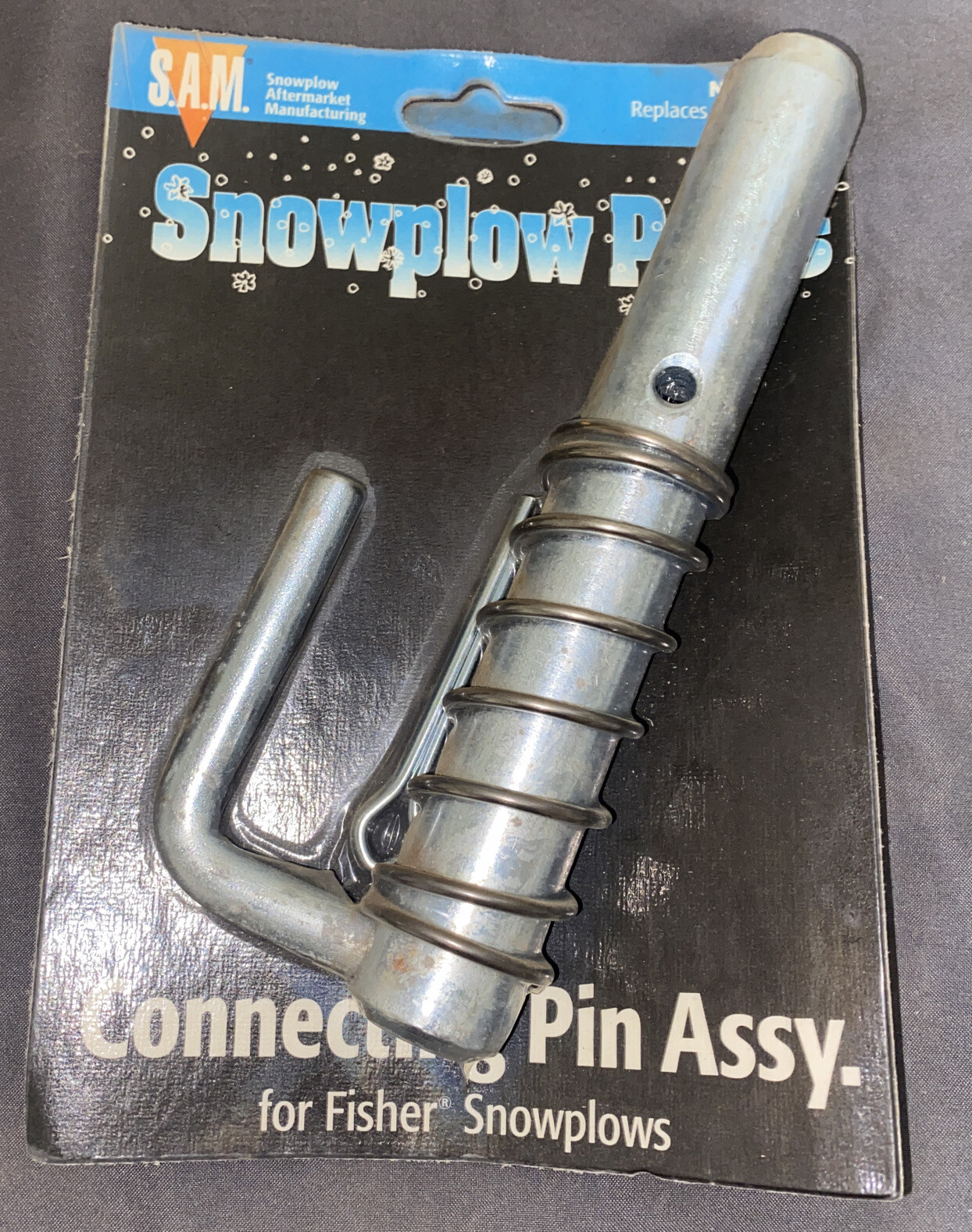 FISHER SNOW PLOW CONNECTING PIN WITH SPRING AND COTTER ASSEMBLY for ...