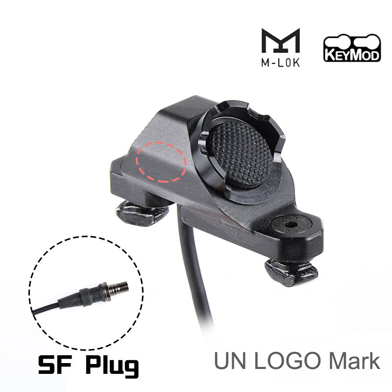 Hot Button Remote Switch Unity M-LOK Rail for Surefire M300 M600 LED ...