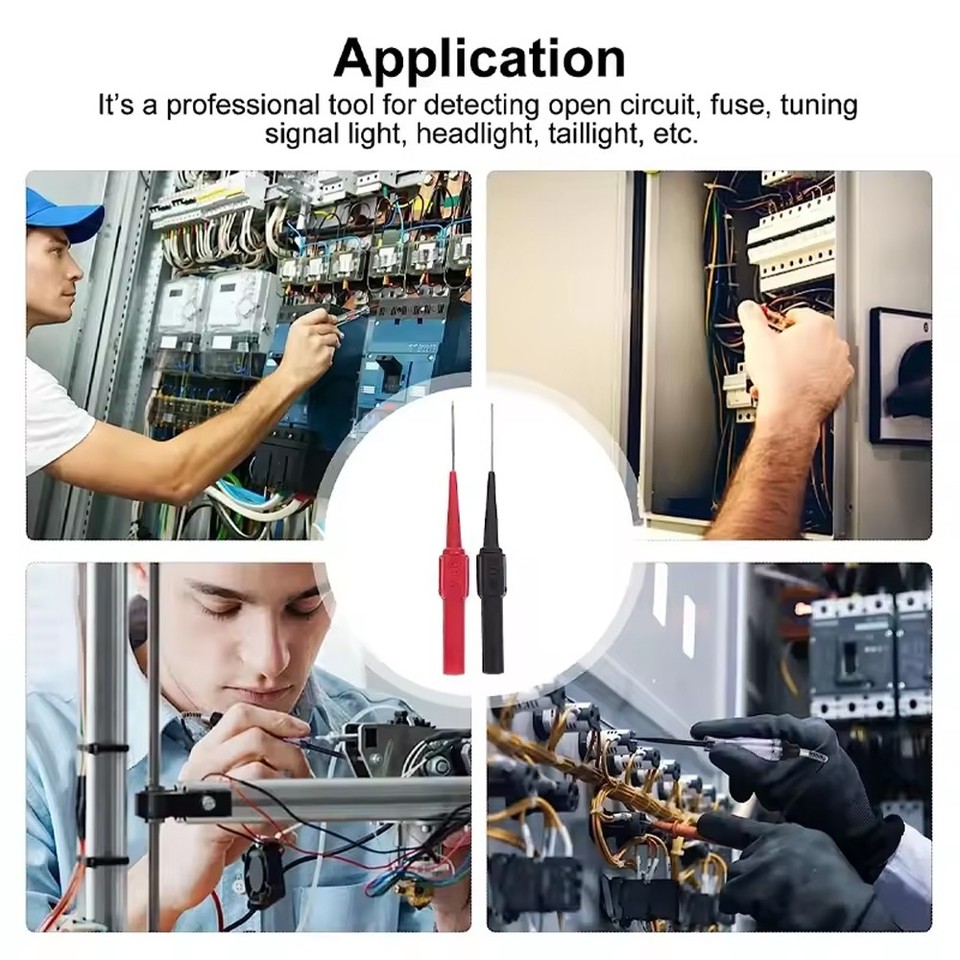 High-Quality Test Probes Anti-Break Handle 4mm Fit for Multimeter Cable ...