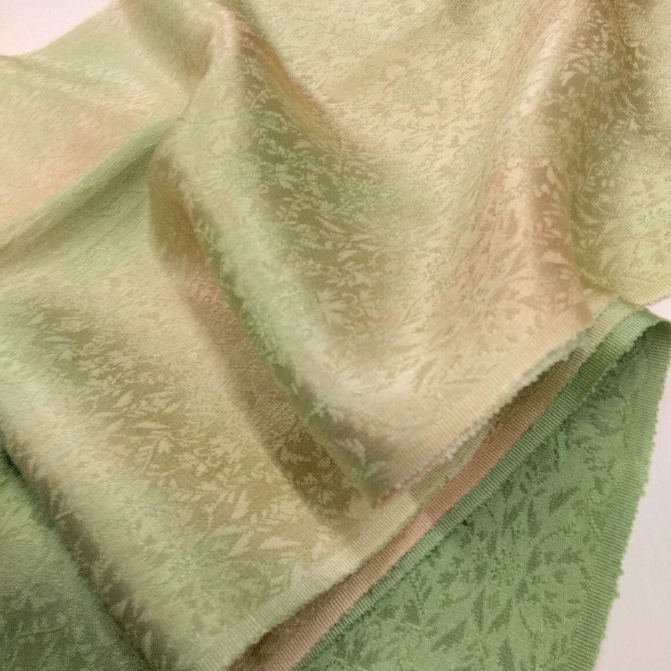 Rinko Obiage & Obijime Set, Silk Green & Pale Yellow, 25.5x169cm | eBay