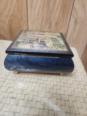 Ercolano Inlaid Wooden Music Box Works Includes COA Beautiful | eBay