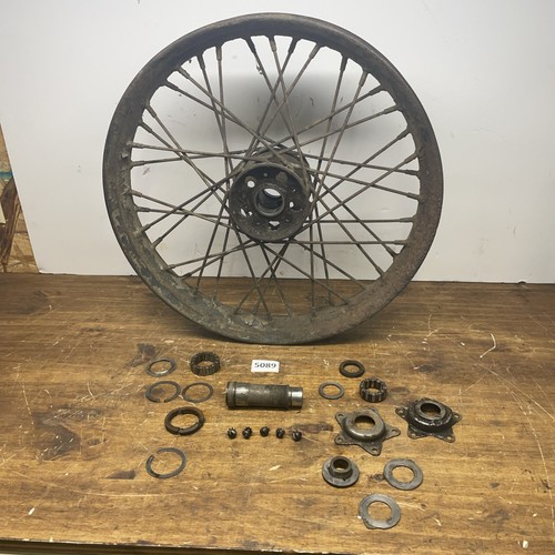 OEM Harley Davidson 18” Star Hub Wheel Knucklehead Panhead Flathead 45 ...