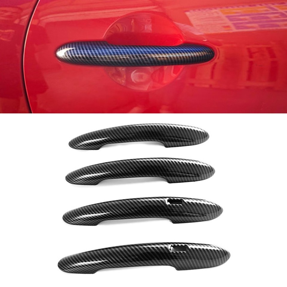 ABS Door Handle Covers Carbon Fiber Finish Aesthetic Appeal Long ...