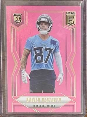 2025 Panini Donruss Elite - Rookies Xavier Restrepo #136 Pink Ink (RC ...