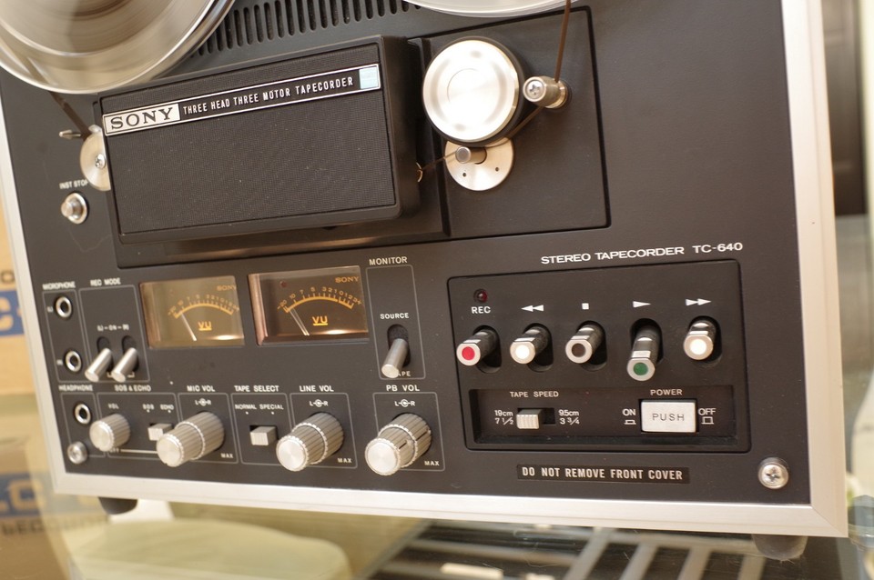 MINT! SONY TC-640 Reel-to-Reel Stereo Tapecorder Deck w/box | eBay