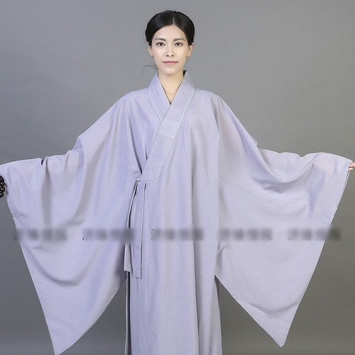 Shaolin Monk Buddhist Costume Women Buddhist Monk Robes Uniform Zen ...