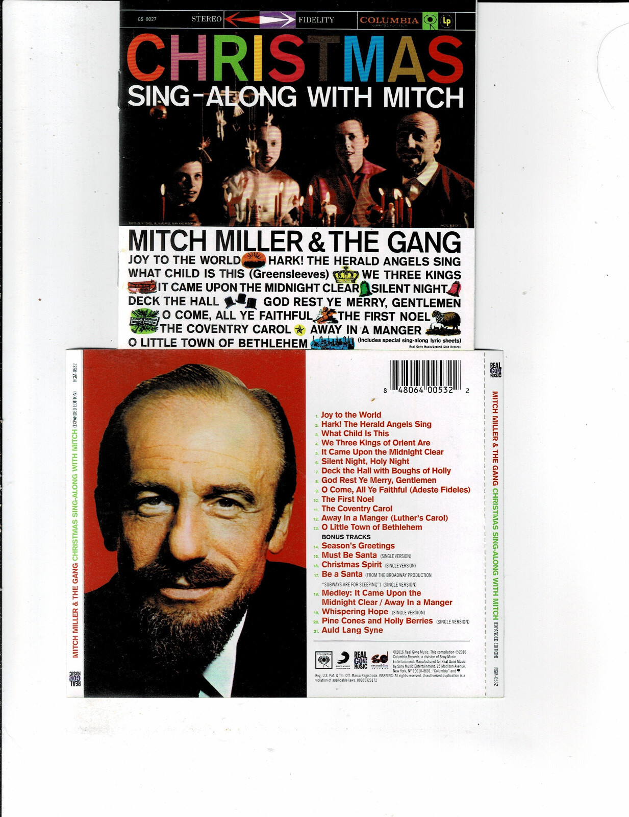 MITCH MILLER - CHRISTMAS SING-A-LONG WITH MITCH (CD 2016) *8 BONUS ...