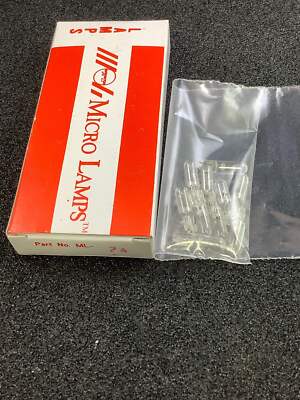 ML-74-10 - MICRO LAMPS - Lamp, 14 Volt, Midget Wedge base, 10 pack | eBay