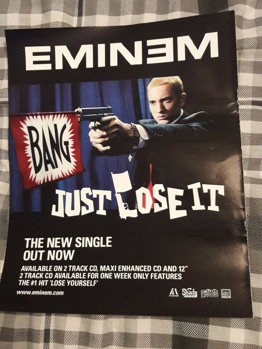 Eminem Niet Bang Poster Posters Eminem Black And White Etsy