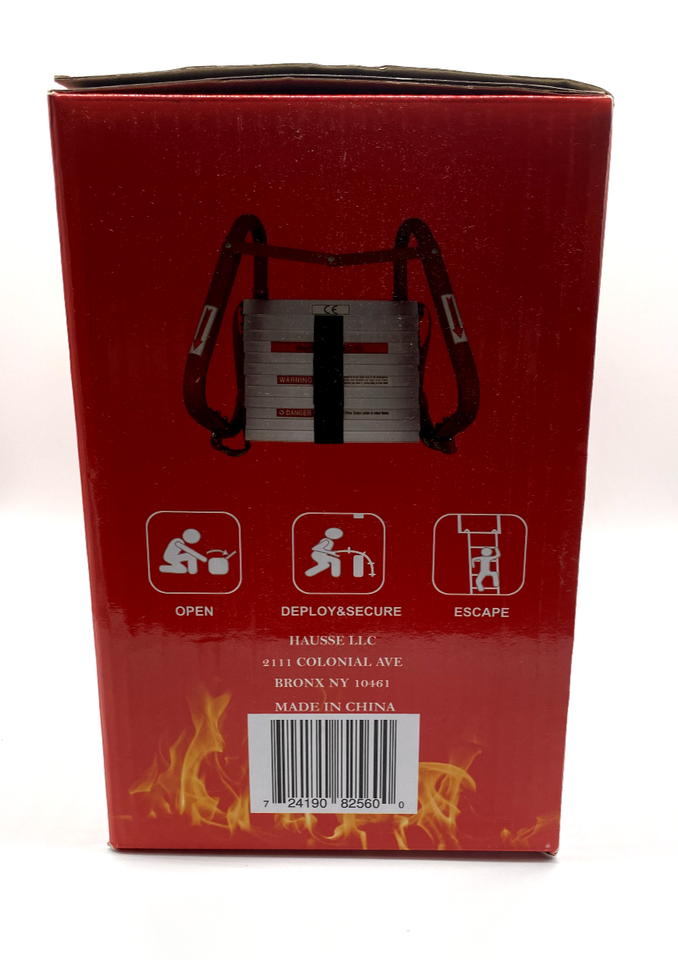 Hausse Retractable 2 Story Fire Escape Ladder 13 Feet | eBay