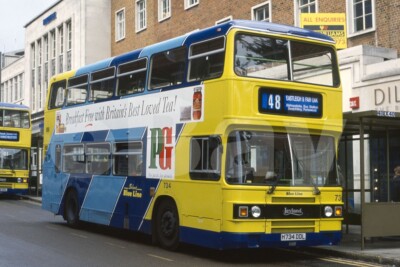Bus Photo - Solent Blue Line 734 H734DDL Leyland Olympian ex Southern ...