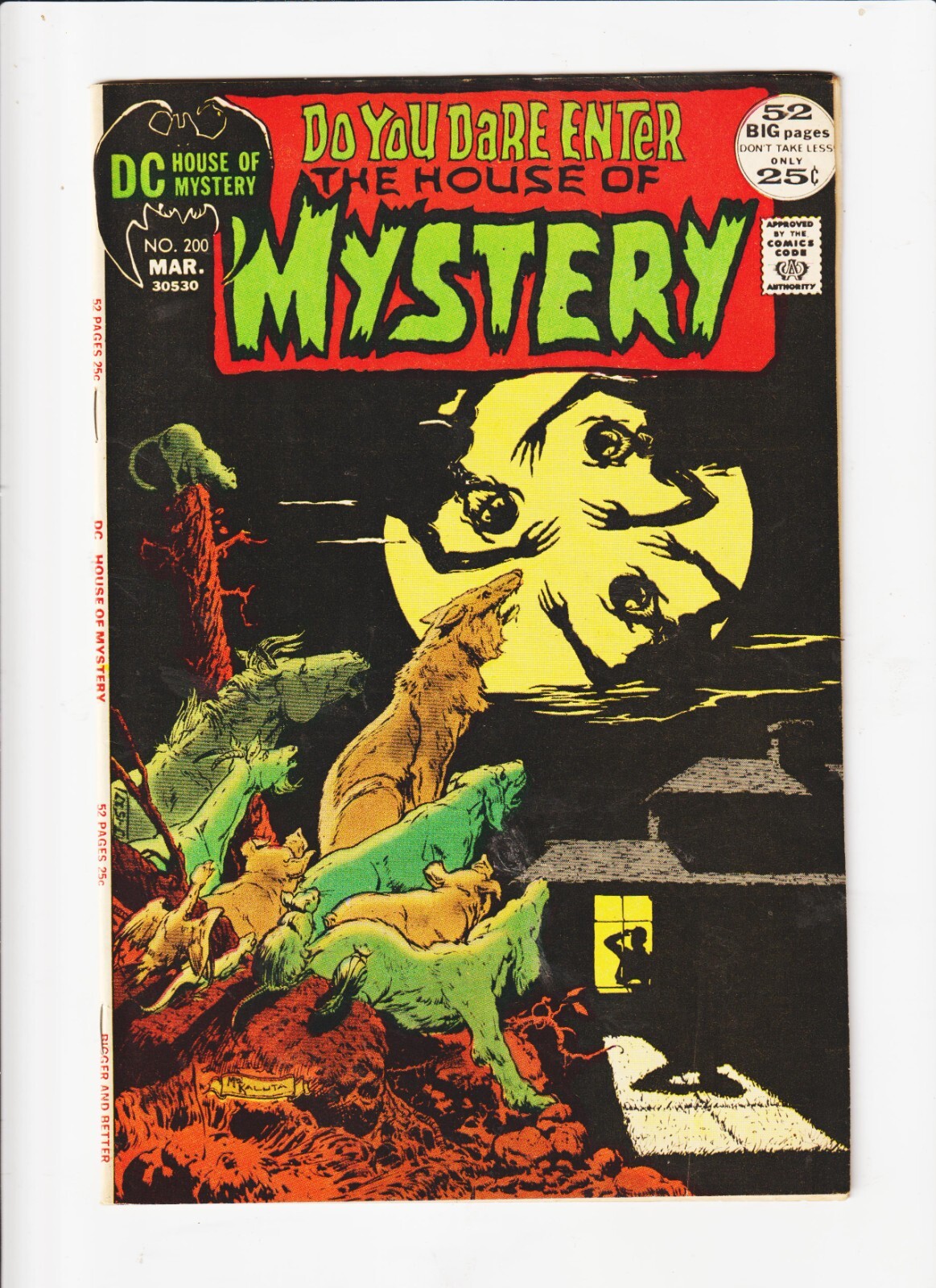 House of Mystery 200 DC 1972 bronze horror comic KALUTA CVR RALPH REESE ...