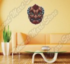 Barbarian Man Warrior Angry Face Beard Wall Sticker Room Interior Decor ...