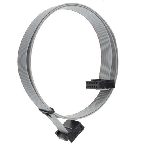 2X 70CM 2.54mm 10 Pin USB ASP ISP JTAG AVR wire 10P IDC Flat Ribbon ...