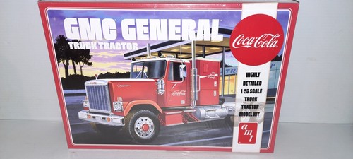 AMT Coca-Cola GMC General Semi Truck Tractor 1:25 Scale Model Kit ...