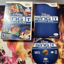 Disney Sing It: Family Hits (Nintendo Wii, 2010) for sale online | eBay