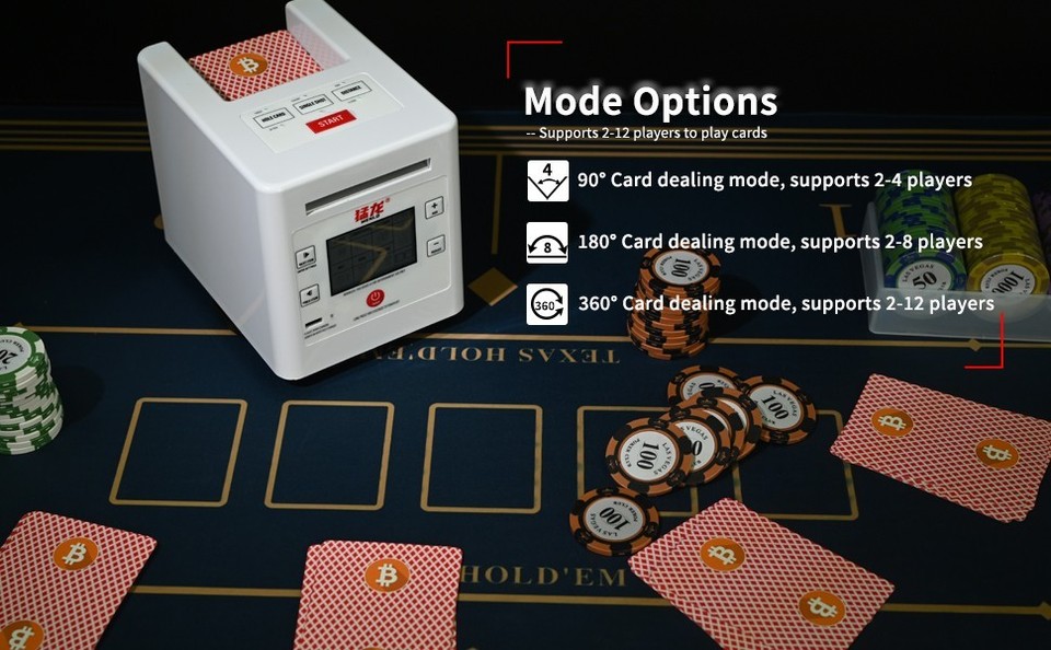 4 Deck Automatic Card Dealer Machine, Algorithmic Card Dealing for Uno Texas | eBay